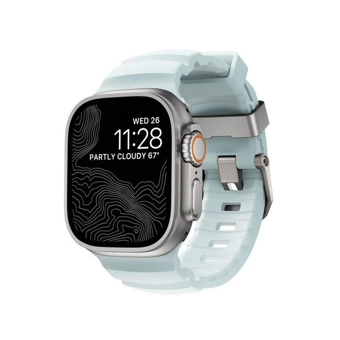 Nomad Rocky Point Band Apple Watch Ultra 46mm / 49mm Icy Blue Glow ...