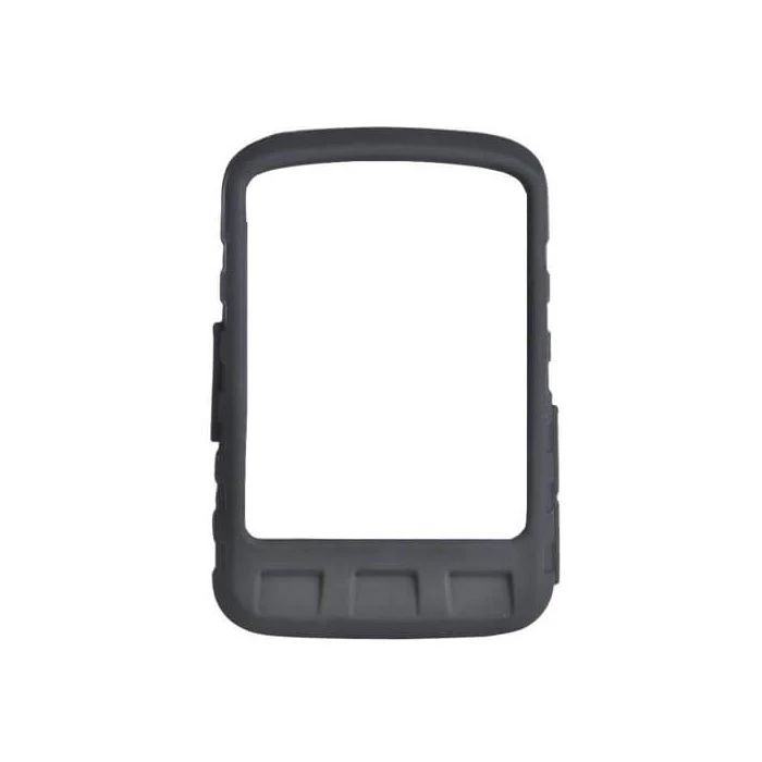 Casecentive Silicone case Wahoo ELEMNT ROAM V2 with screen protector black