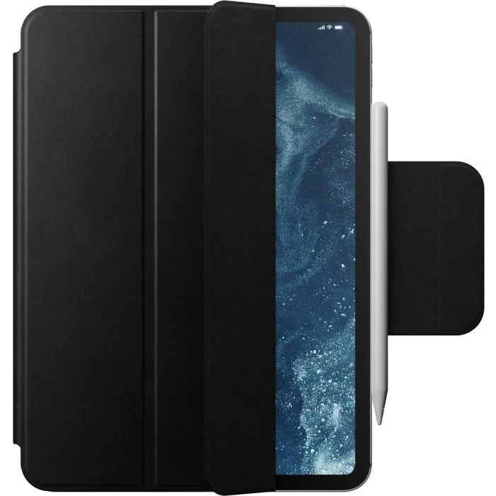 Nomad Modern Leather Folio Case for iPad Pro 11-inch (2024/M4) – Black